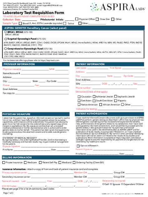 Fillable Online Laboratory Test Requisition Form Fax Email Print PdfFiller