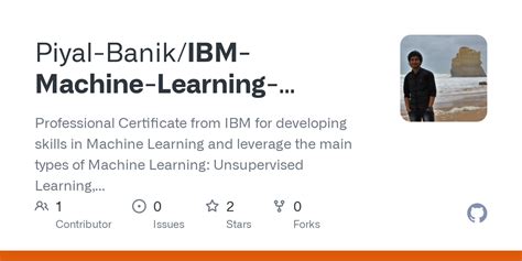 Github Piyal Banikibm Machine Learning Professional Certificate