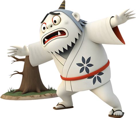 Modern Japanese Yokai Clipart For Supernatural Illustrations