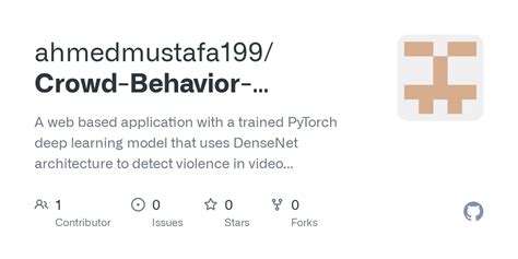 Github Ahmedmustafa199crowd Behavior Analysis Based Automated