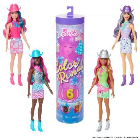 Barbie Muñeca Sorpresa Color Reveal Estrella Disco Tulli Es