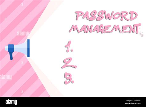 Writing Note Showing Password Management Business Concept For Software