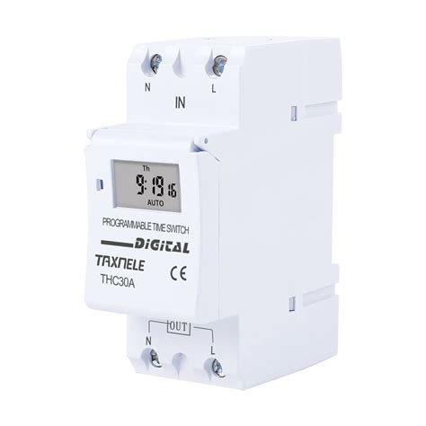 Weekly 7 Days Programmable Digital Timer Switch Thc 30a Relay Timer Control Ac 220v 230v 110v