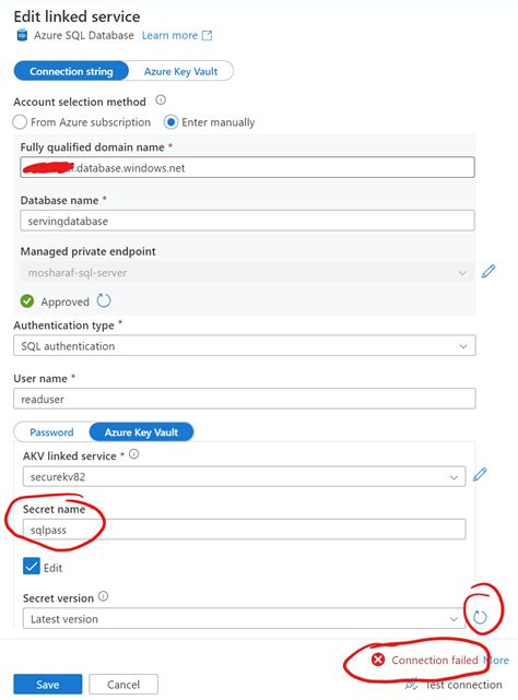 data factory and synapse with managed vnet cannot connect to keyvault