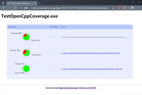 代码覆盖检测工具 Opencppcoverage Csdn博客