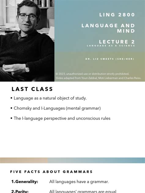 Lecture Slides Pdf Linguistics English Language
