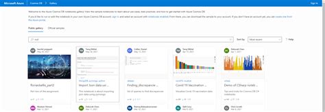 Standalone Notebooks Gallery Shows Null In Search Box · Issue 869 · Azurecosmos Explorer