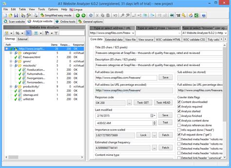 A1 Website Analyzer Screenshot And Download At