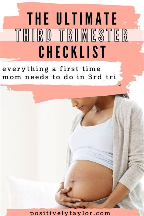 Free Printable Third Trimester Checklist