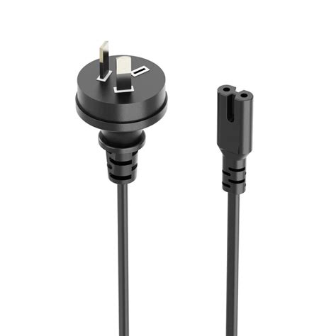 Alogic Aus 2 Pin Plug To Iec C7 Power Cable 2m Retail Box Packaging