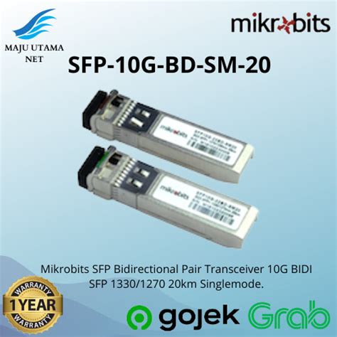 Jual Mikrobits Sfp Transceiver Sfp 10g Bd Sm 20km Sfp 10gbdsm 20km Jakarta Pusat Jual Mikrobits Sfp Transceiver Sfp 10g Bd Sm 20km Sfp 10gbdsm 20km Jakarta Pusat