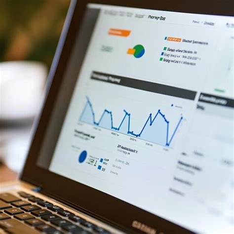 A Closeup Of A Content Optimization Dashboard Showing Metrics Like