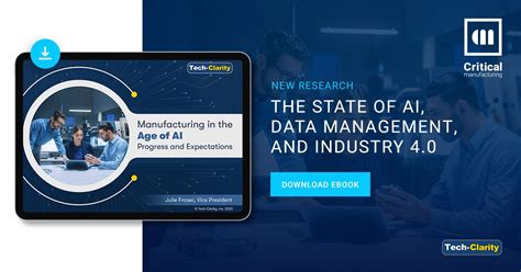 Critical Manufacturing On Linkedin Manufacturing In The Age Of Ai Progress And Expectations