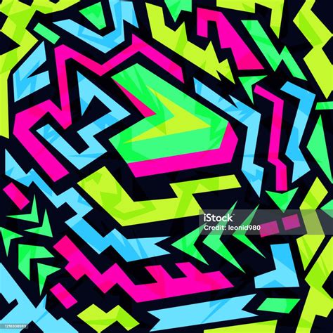 그래피티 스타일의 추상적 인 색상 패턴 디자인에 대한 품질 일러스트레이션 0명에 대한 스톡 벡터 아트 및 기타 이미지 0명