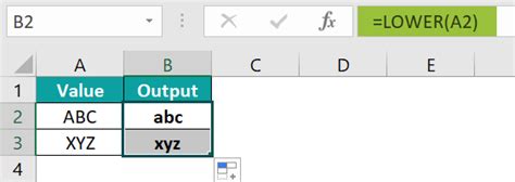 Lower Excel Function Formula Examples How To Use Lower Excel Function Formula Examples How To Use