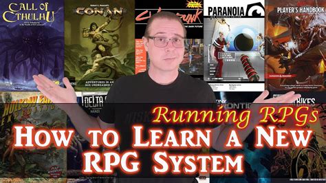 How To Learn A New Rpg System Running Rpgs Youtube