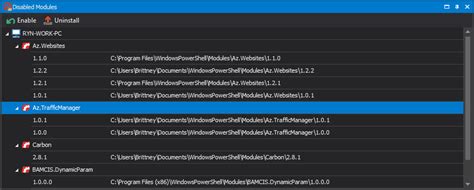 Disabling Modules With Powershell Modulemanager Sapien Blog