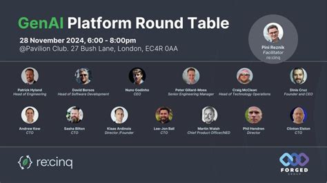 Roundtable Genai Platformengineering Events Adam Elliott Smith 28 Comments