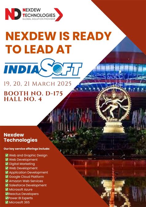 Indiasoft2025 Nexdewtechnologies Techinnovation Itservices Sachin Tuli