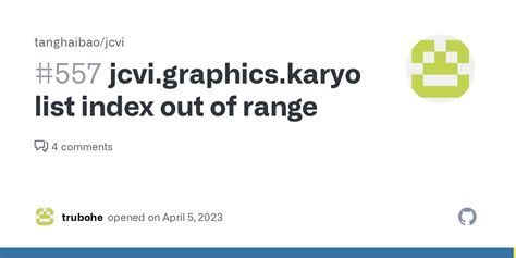Jcvigraphicskaryotypeindexerror List Index Out Of Range · Issue 557 · Tanghaibaojcvi · Github
