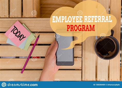 Text Sign Showing Employee Referral Program Conceptual Photo Employees
