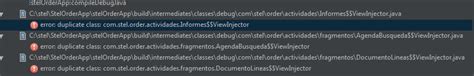 Android Compilation Error With Butterknife Error Duplicate Class
