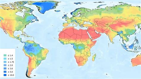 Global Aridity Index And Potential Evapotranspiration Database Updated Center For