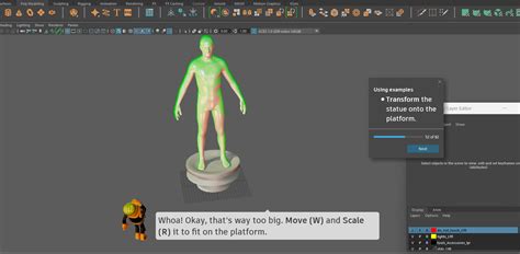 stuck in step 52 of tutorial interactive modeling what should i do to