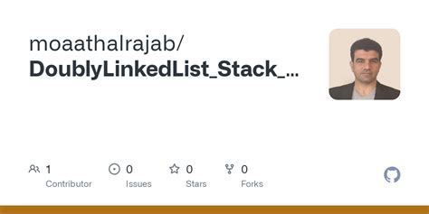 Github Moaathalrajabdoublylinkedliststackqueuedemo