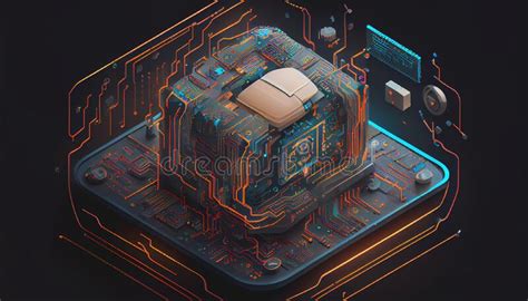 Cyber Security Protect Privacy Circuit Board Secure Shield Stock Image Image Of Poster