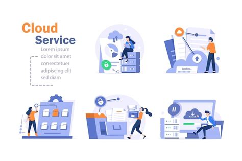 Premium Vector Big Data And Cloud Computingactionable Data Concept