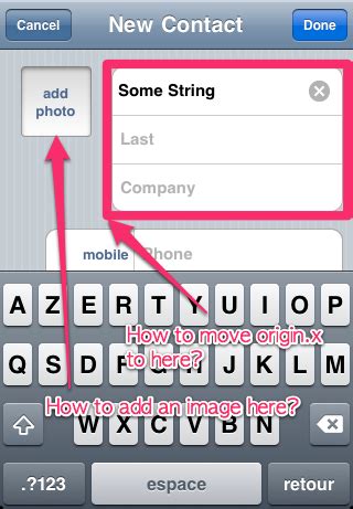 Objective C How To Make UITableView Look Like The One In Contacts Stack Overflow