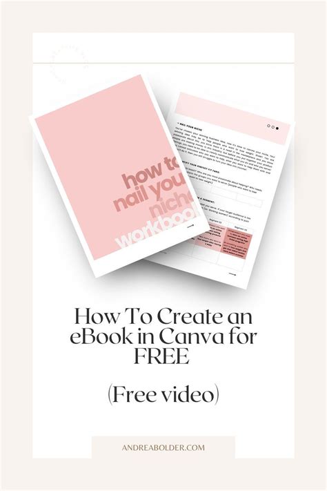 How To Create An EBook In Canva For FREE Step By Step Online