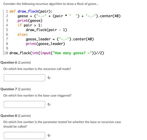 solved consider the following recursive algorithm to draw a