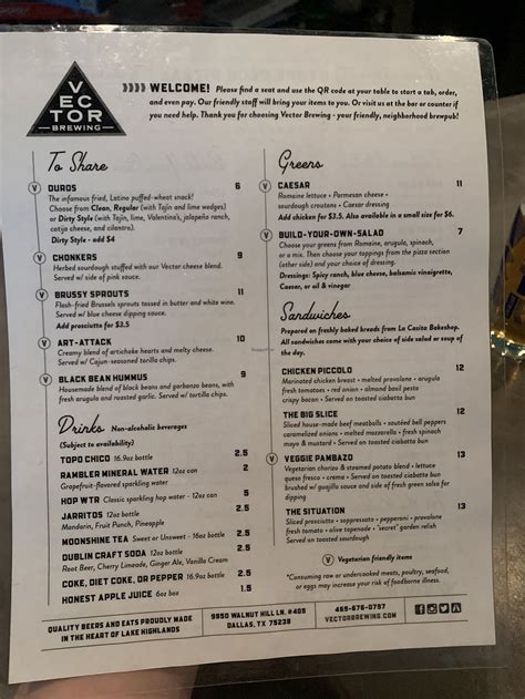 Vector Brewing Dallas Texas Restaurant Happycow