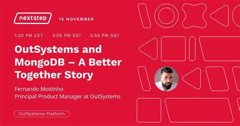 Outsystems On Twitter Break Down Silos With Outsystems And Mongodb 🔨 In This Nxstep Session