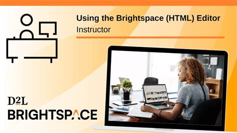 using the brightspace html editor instructor youtube