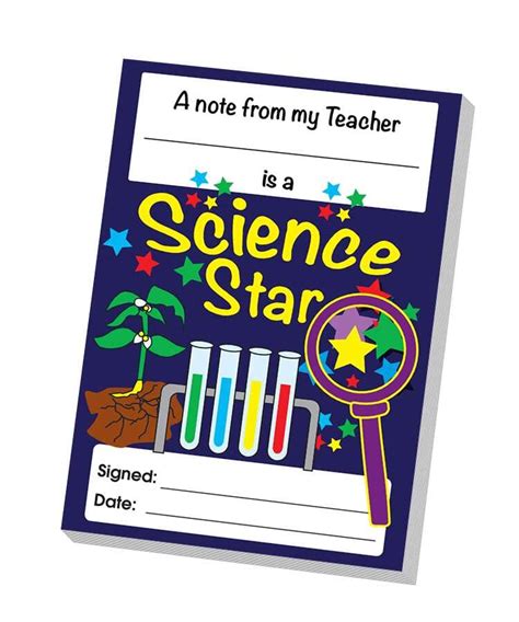 Science Notepad Superstickers