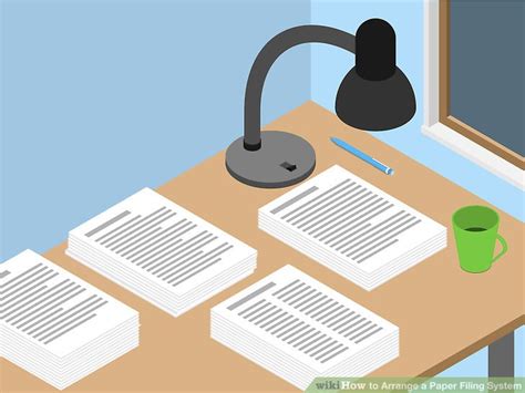 3 Ways To Arrange A Paper Filing System WikiHow