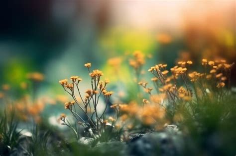 Premium Ai Image Abstract Nature Bokeh Generative Ai