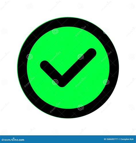 Checklist Bullet Stock Vector Illustration Of Calligraphy 268600777