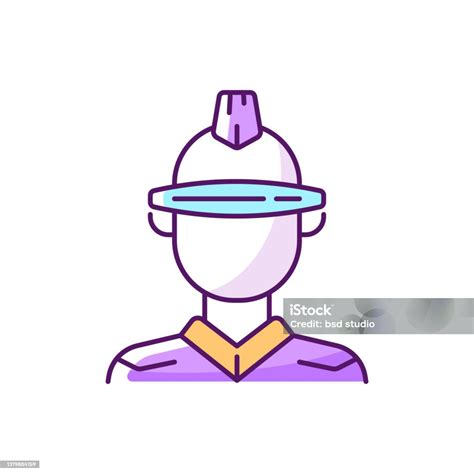 미래 안경 Rgb 컬러 아이콘 날씬한에 대한 스톡 벡터 아트 및 기타 이미지 날씬한 보호안경 보호용 작업복 가상현실 Istock