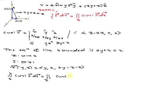 Solved Compute The Line Integral Of The Vector Function V 6x2 Yz