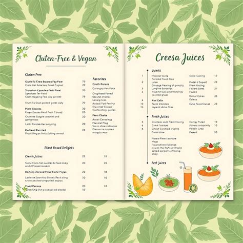 A Menu For A Restaurant Called Apple Cider Premium Ai Generated Image