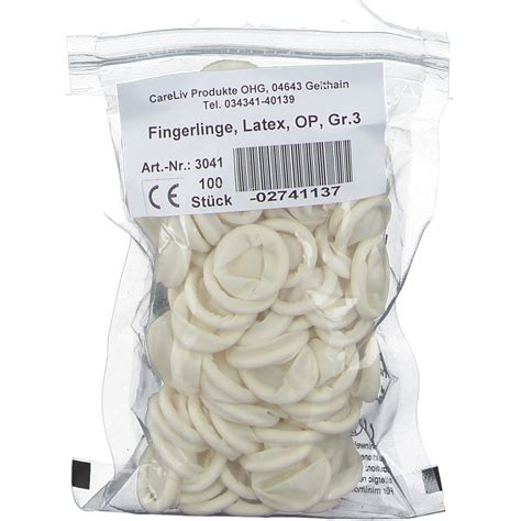 Fingerlinge Latex Op Grösse 3 100 St Shop Apotheke