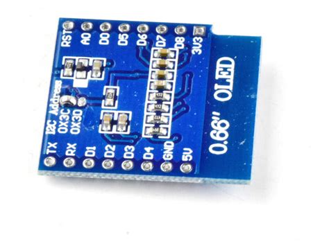 Wemos D1 Mini Oled Display 066 Inch With 64 X 48 Pixel 26230