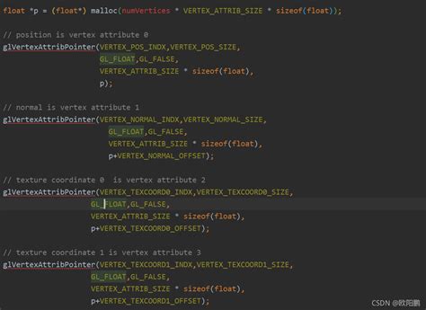 【我的opengl学习进阶之旅】顶点属性、顶点数组opengl 绑定顶点数组 属性 Csdn博客