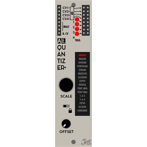 Quantizer Module Automatic Pitch Quantizer Following Musical Scales For Ae Modular Strongmocha