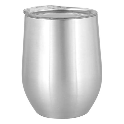 12 Oz Wine Tumbler With Clear Lid Totally Promotional