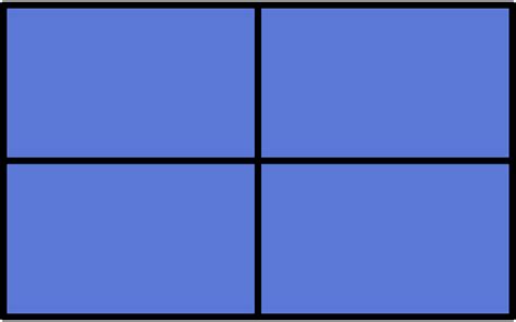 Ultramarine Rectangle Fractions 44 Free Vector Clipart Images On